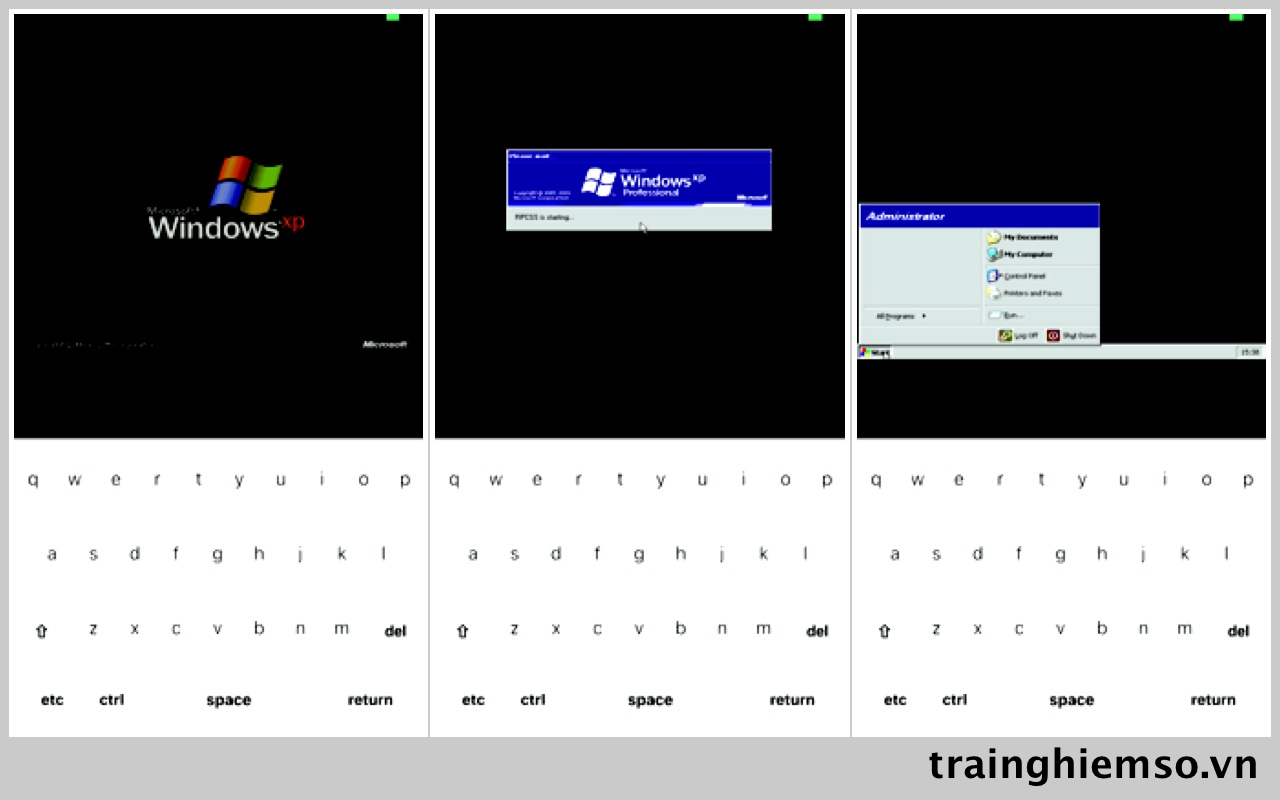 Hướng dẫn cài Windows XP lên iPhone