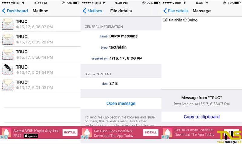 Dukto: Truyền file siêu tốc giữa iOS, Android, Windows, Mac OS X,...