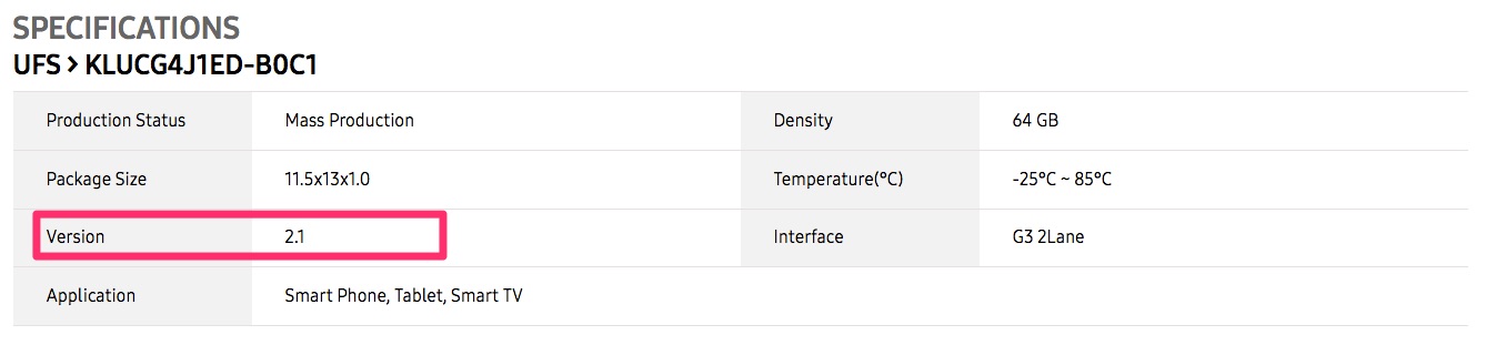 Cách kiểm tra Galaxy S8 dùng bộ nhớ flash UFS 2.0 cũ hay UFS 2.1 mới