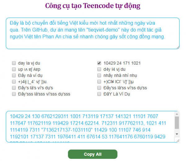 Những điều cần biết khi sử dụng bộ chuyển đổi tiếng Việt