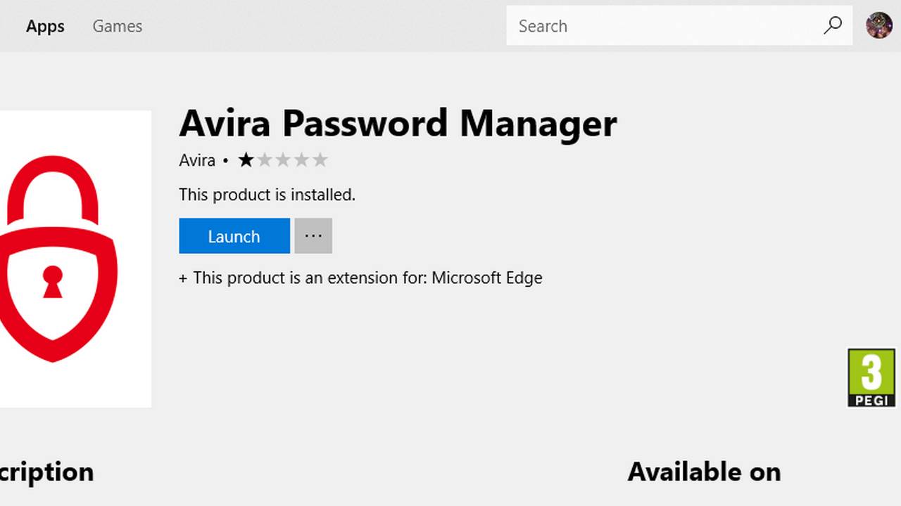 Quản lý mật khẩu trên Microsoft Edge với Avira Password Manager
