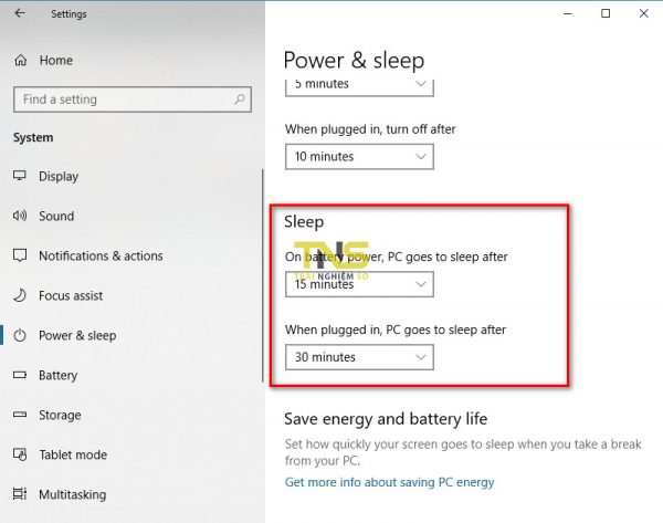 Cách bật tắt chế độ Sleep trên Windows 11