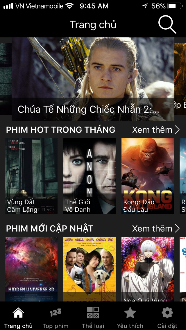 Xem hàng ngàn phim miễn phí với ứng dụng HDX cho iPhone và iPad