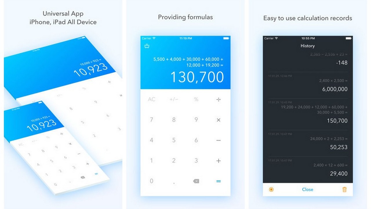 Basic Calculator Pro - ứng dụng máy tính có lưu lịch sử