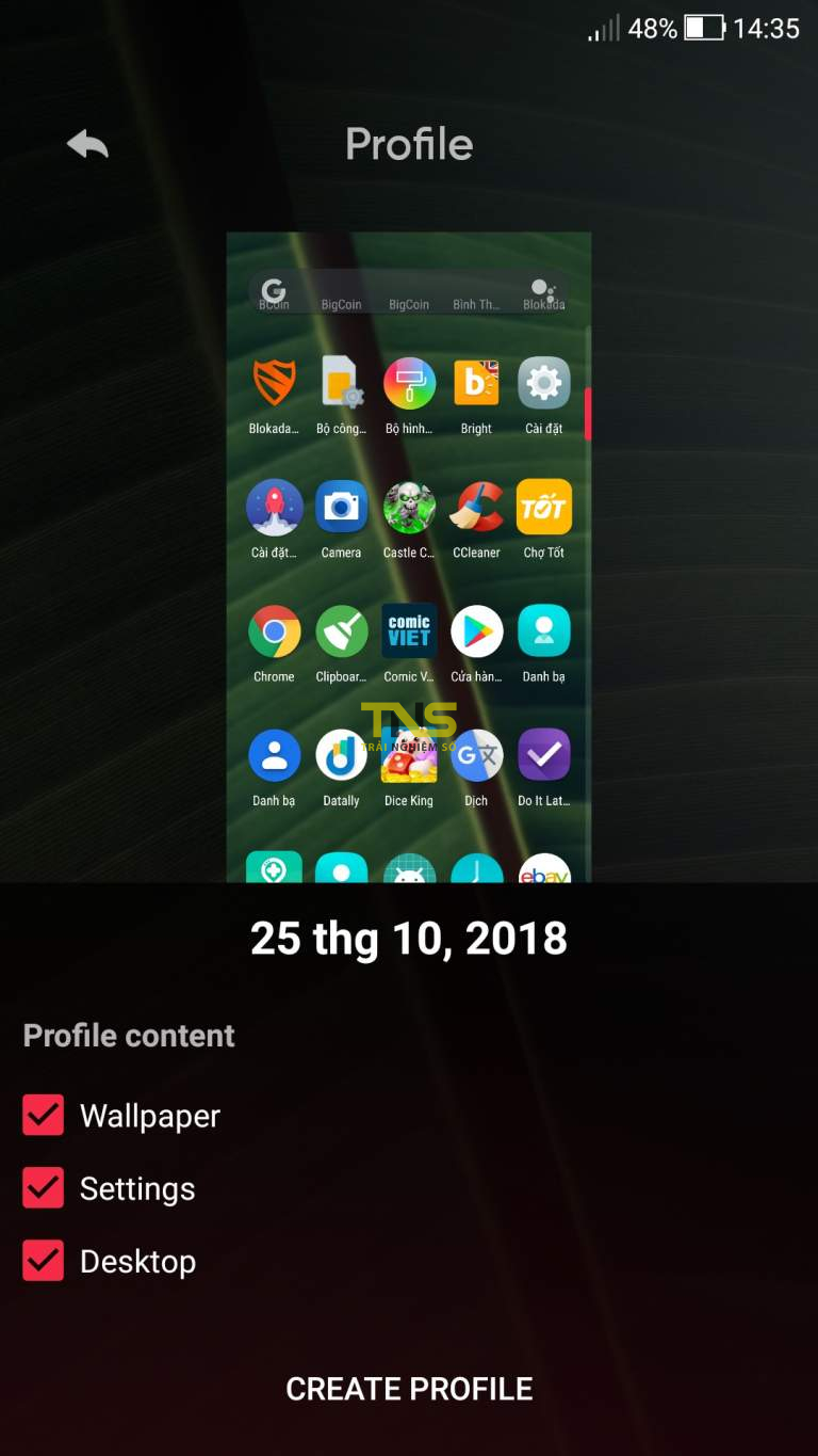 Trải nghiệm Hyperion Launcher