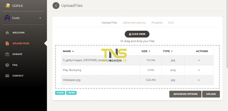 Các dịch vụ upload và chia sẻ file miễn phí