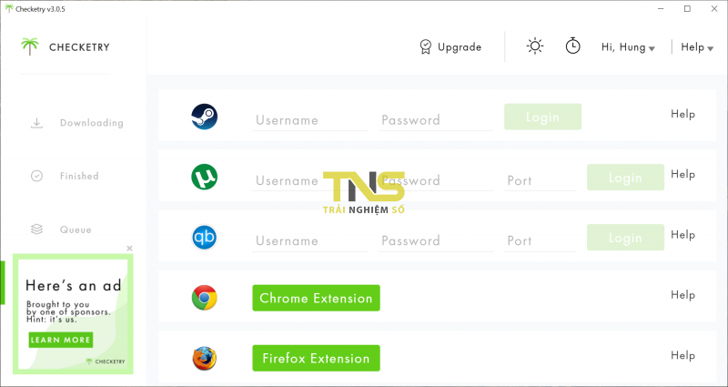 Quản lý và điều khiển tiến trình tải file trên máy tính từ iOS, Android