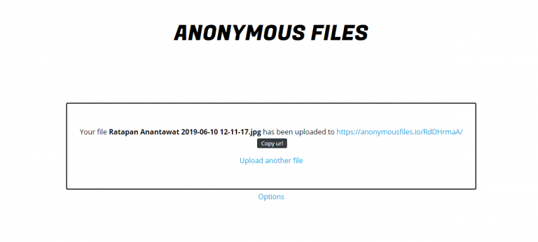 Anonymous Files: Chia sẻ file ẩn danh, tự hủy và không giới hạn tốc độ