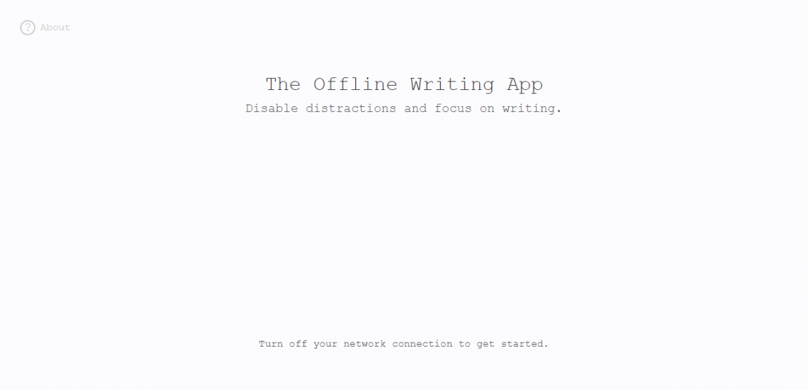 Soạn văn bản ngoại tuyến với The Offline Writing App
