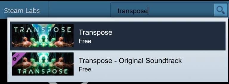 Đang miễn phí 2 game Transpose (thực tế ảo) và Gravity Wars rất hay