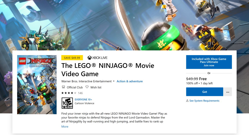 Tải ngay kẻo lỡ game The LEGO NINJAGO Movie Video Game đang miễn phí ...