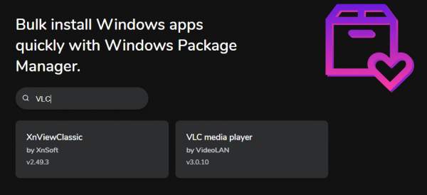 Winstall - "giao diện đồ hoạ" cho winget