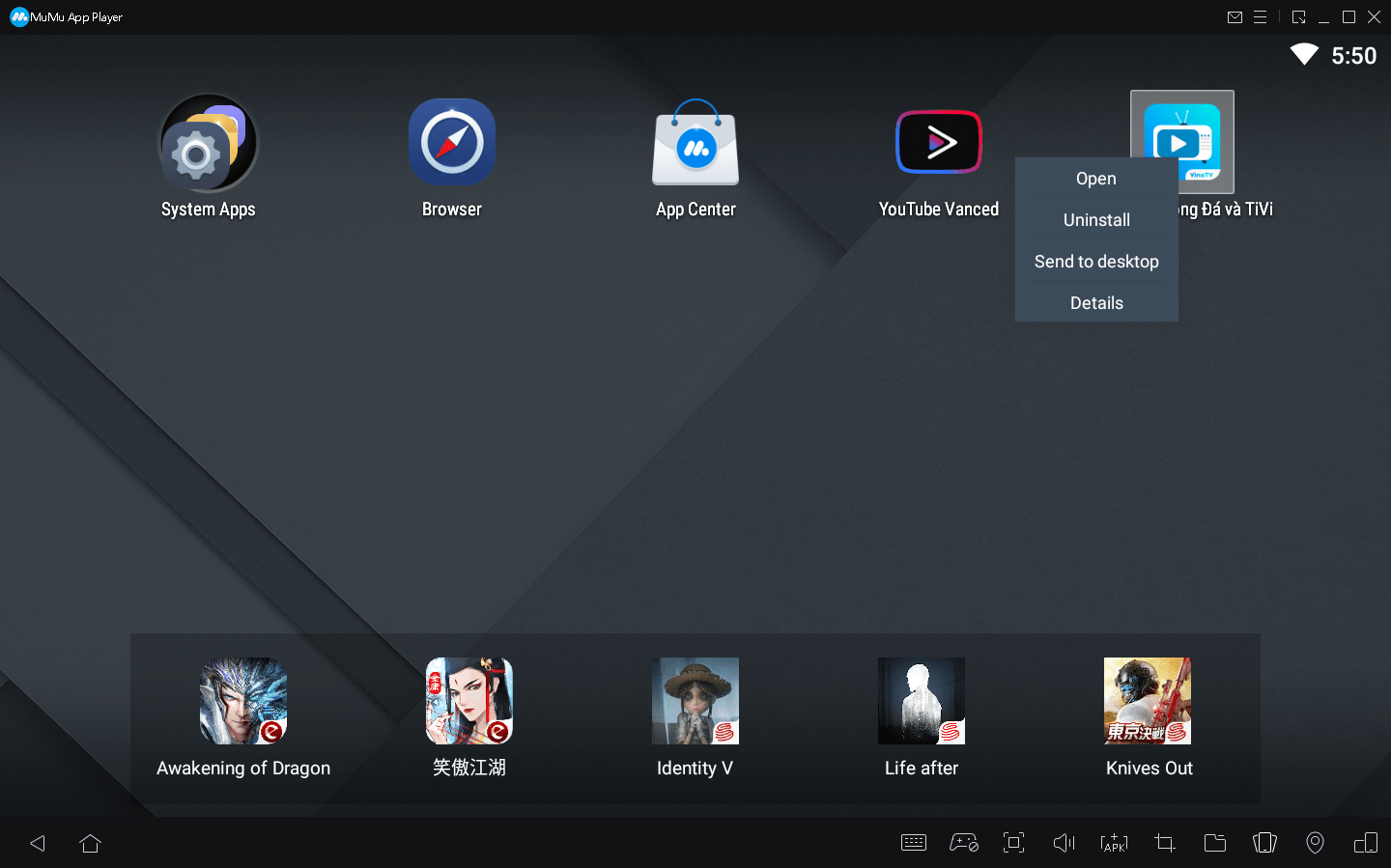 MuMu App Player: Phần mềm giả lập Android “nhẹ cân” cho Windows