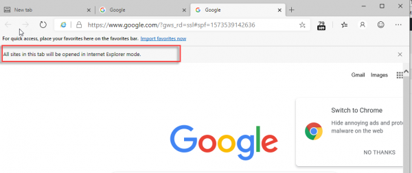 Cách bật IE Mode trên Microsoft Edge Chromium