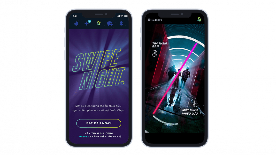 Tinder ra mắt sự kiện “Swipe Night” tại Việt Nam