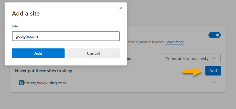 Sleeping Tabs là gì? cách tiết kiệm bộ nhớ cho Microsoft Edge Chromium