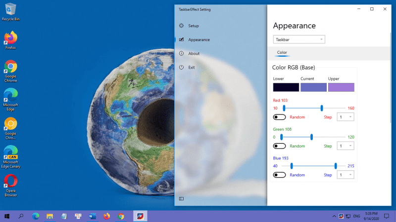 Cách thay đổi màu sắc thanh tác vụ Windows 10 tự động