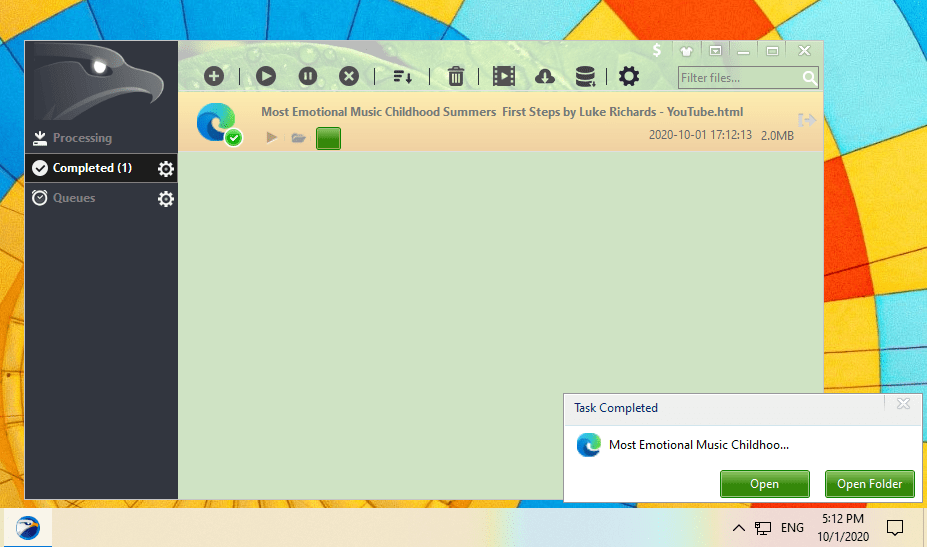 EagleGet: tải file như IDM trên Windows, lại miễn phí