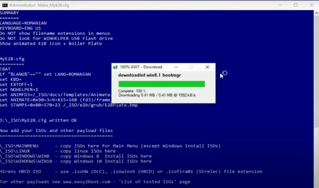 Hướng dẫn sử dụng Easy2Boot để tạo USB cài đặt Windows