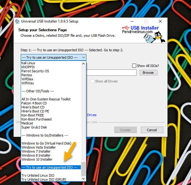 Universal USB Installer: Tạo USB Boot đa chức năng