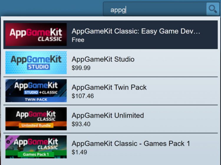 Đang miễn phí công cụ phát triển game AppGameKit Classic chỉ 48 tiếng