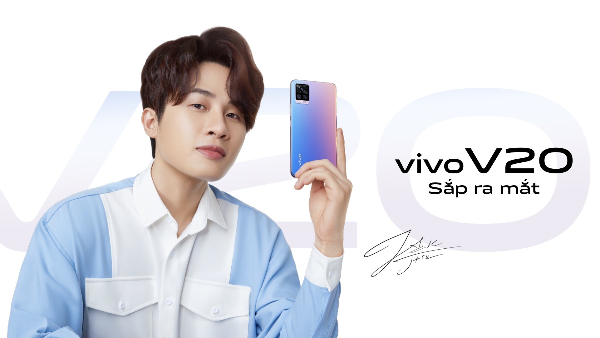 vivo công bố ca sỹ Jack là đại sứ sản phẩm smartphone V20