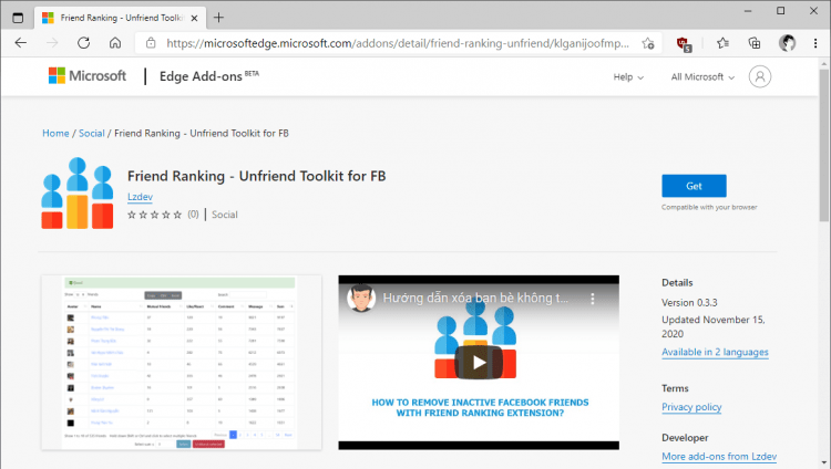Friend Ranking: xem bạn bè tương tác nhiều và ít trên FB
