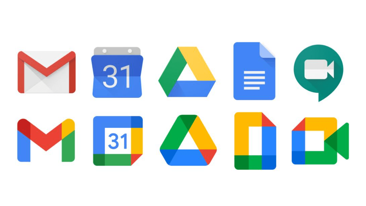 Cách sử dụng lại biểu tượng cũ của Gmail, Lịch, Meet,…