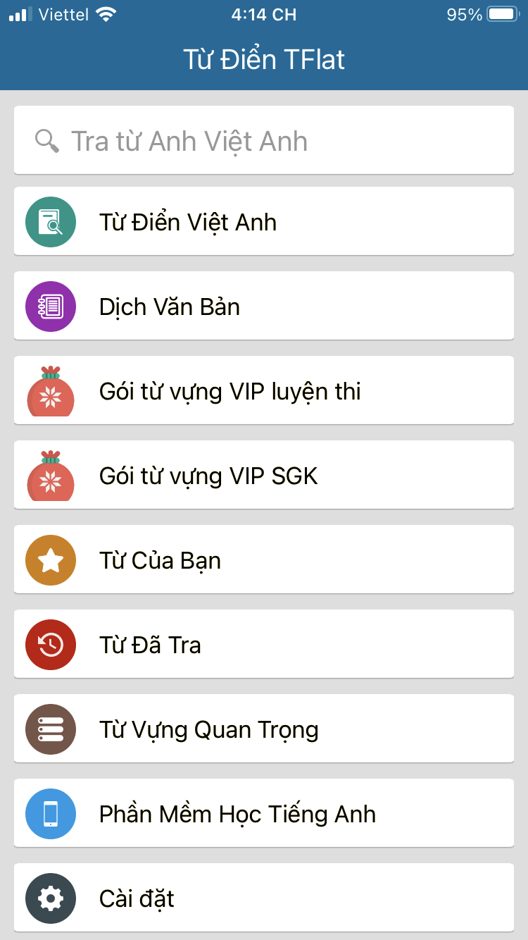 Những lưu ý cần biết khi sử dụng ứng dụng TFlat