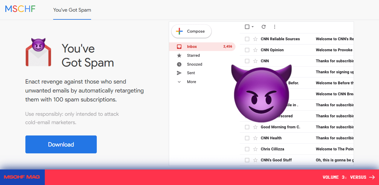 You've Got Spam - "trả đũa" email quảng cáo
