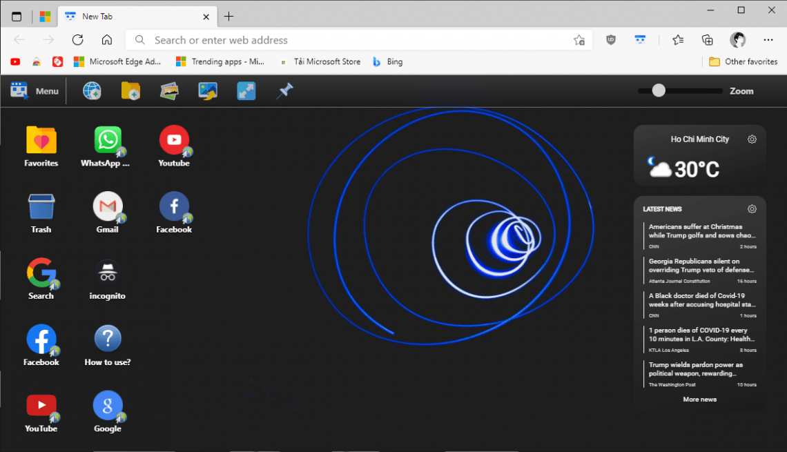 Desktop New Tab: Biến trang New Tab của Chrome giống màn hình desktop
