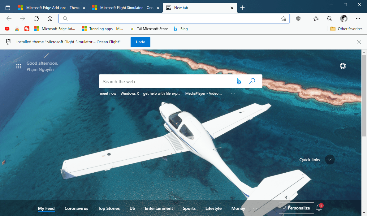 Microsoft phát hành thư viện themes cho trình duyệt Edge Chromium