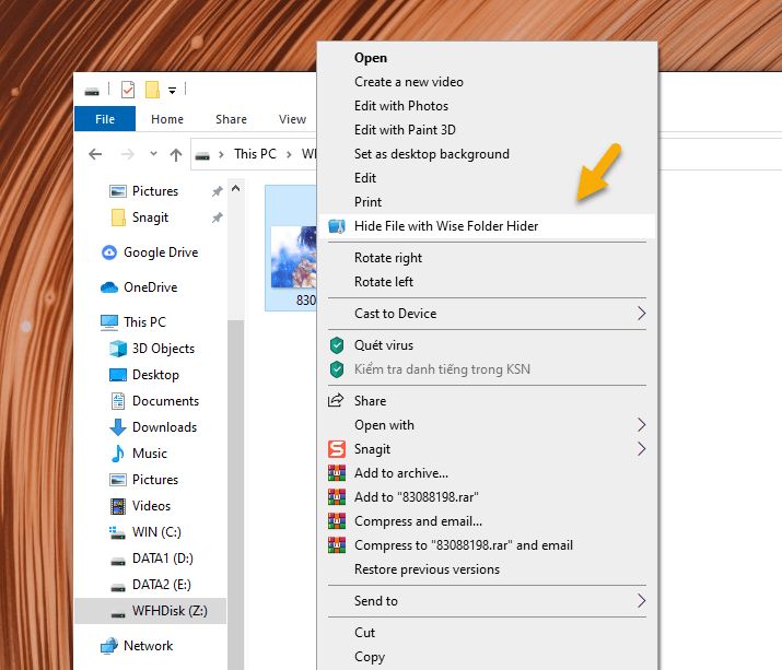 Wise Folder Hider Free: Ẩn file, thư mục, ổ USB cực tốt trên Windows