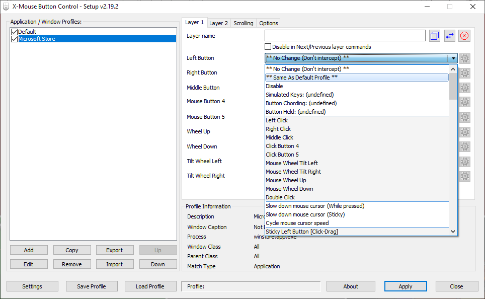 Hướng dẫn sử dụng X-Mouse Button Control để tùy chỉnh chuột máy tính