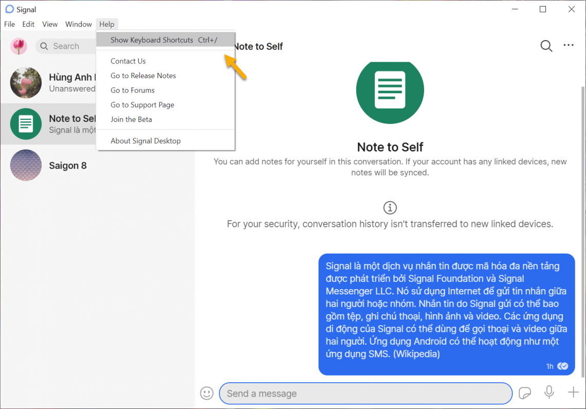 Cách sử dụng Signal và những thủ thuật hay liên quan