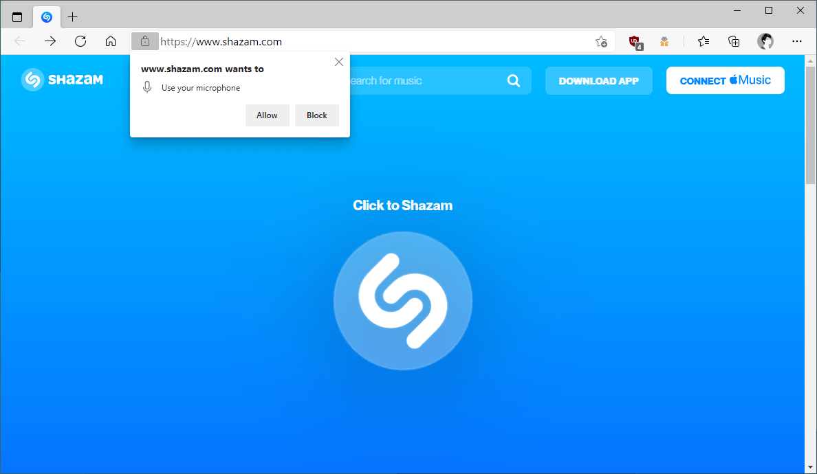 Cách sử dụng Shazam trên Windows