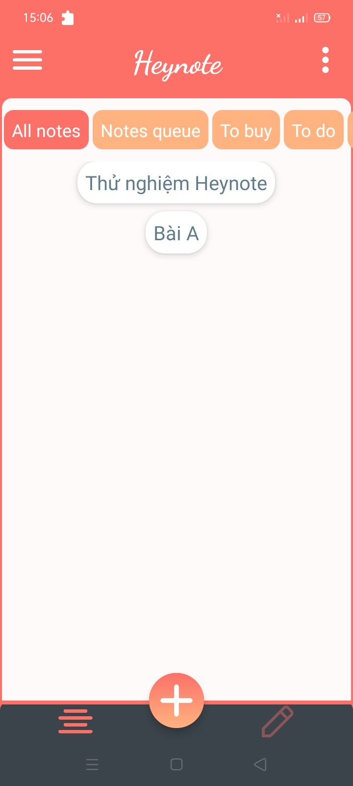 Heynote: Viết ghi chú lên hình nền, màn hình khóa Android