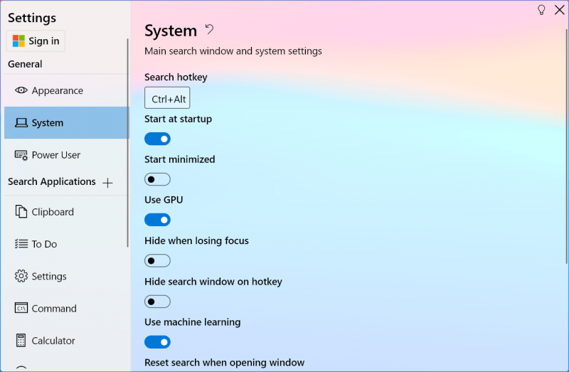 Tìm kiếm trên Windows 10 với Fluent Search thật tuyệt vời