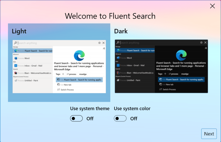 Tìm kiếm trên Windows 10 với Fluent Search thật tuyệt vời