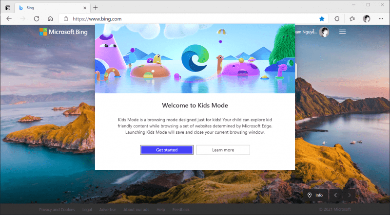 Cách bật và sử dụng Kids Mode trên Microsoft Edge