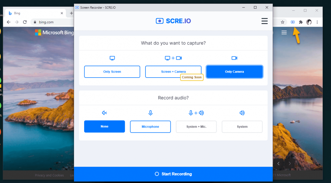 Scre.io: Quay video màn hình không giới hạn