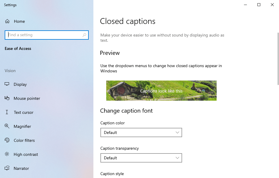 Những lợi ích và tính năng của Live Caption