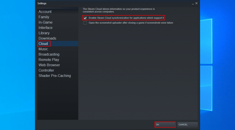Cách tối ưu hóa sử dụng Steam Cloud