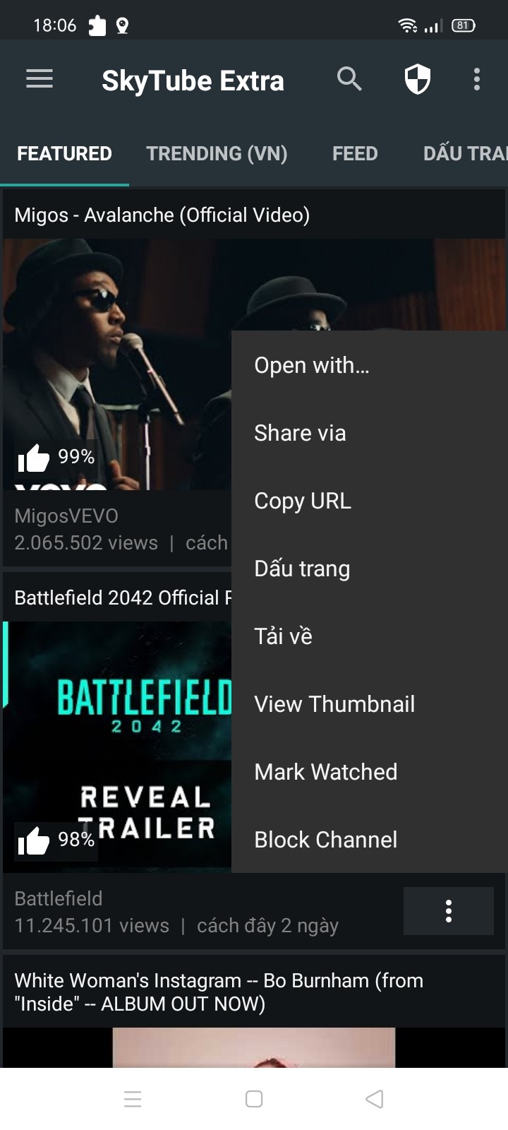 SkyTube: Xem video YouTube không quảng cáo, tải và lưu vào thiết bị ...