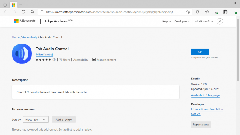 Tab Audio Control: Quản lý nội dung media đang phát, tăng cường âm ...