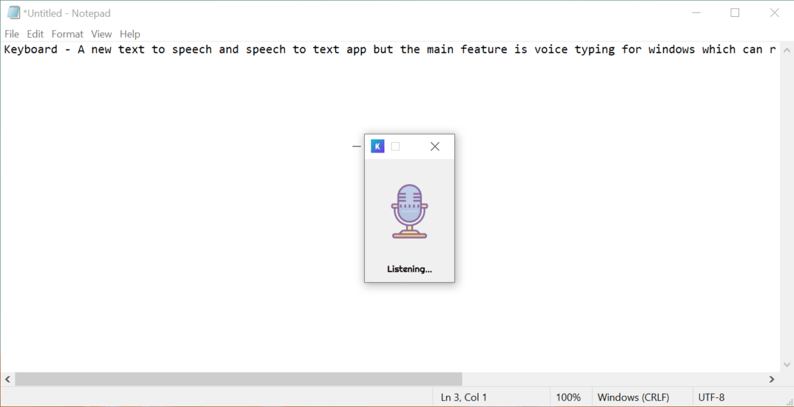 Keyboard - Voice Typing: "nhập" giọng nói trên PC
