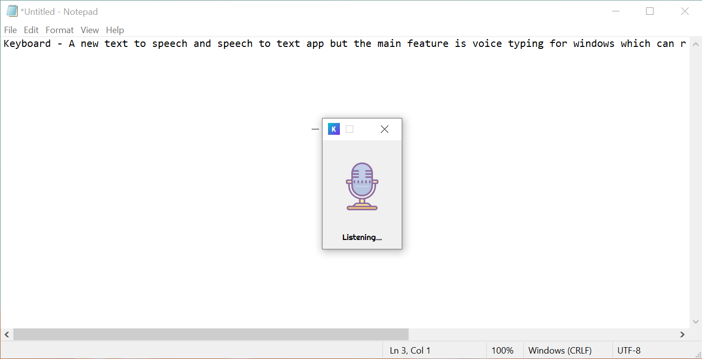Keyboard - Voice Typing: "nhập" giọng nói trên PC