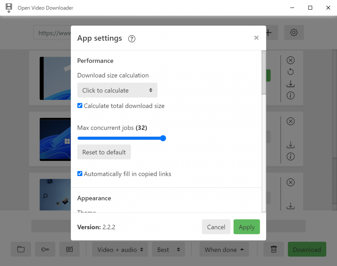 Open Video Downloader: Tải video, playlist, kênh YouTube miễn phí
