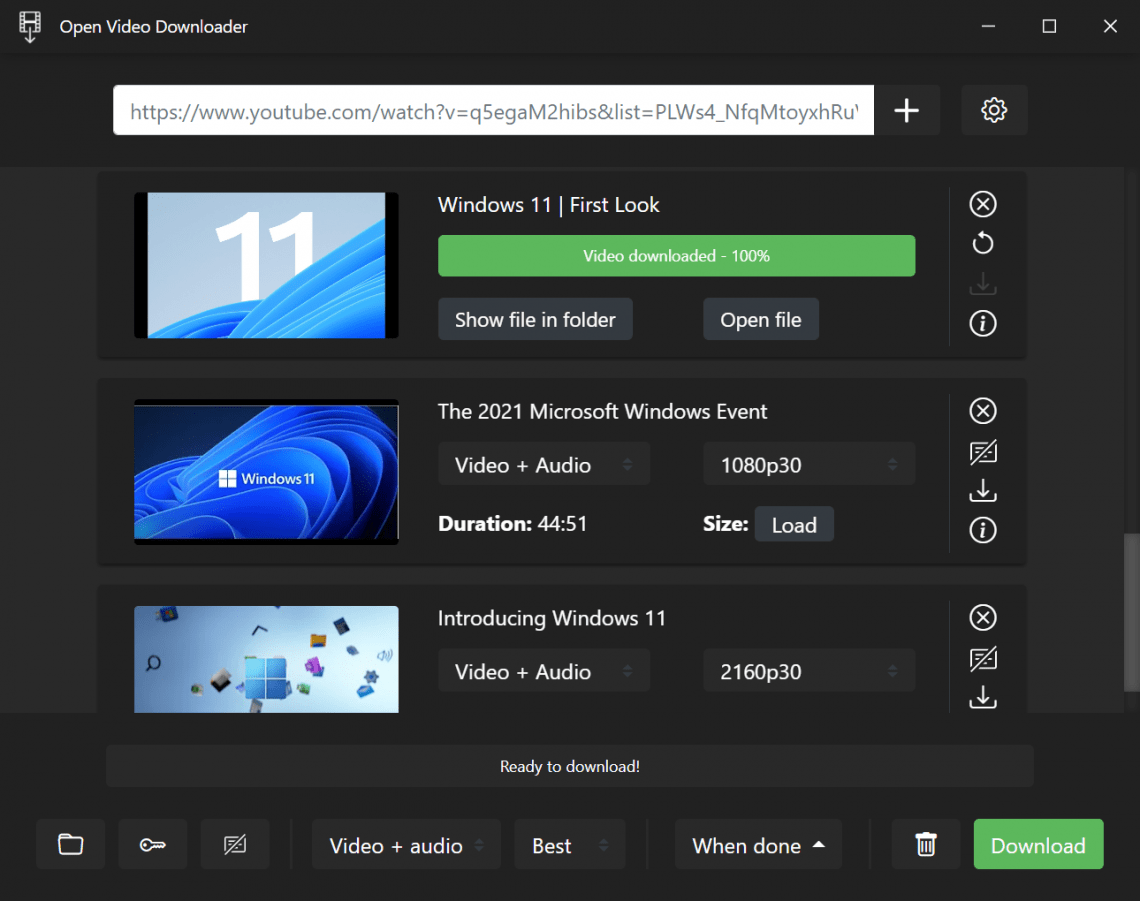 Open Video Downloader: Tải video, playlist, kênh YouTube miễn phí