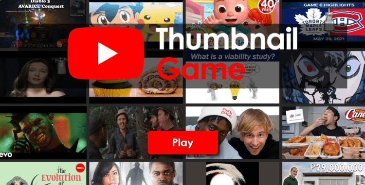 Cách chơi The YouTube Thumbnail Game và mẹo hữu ích